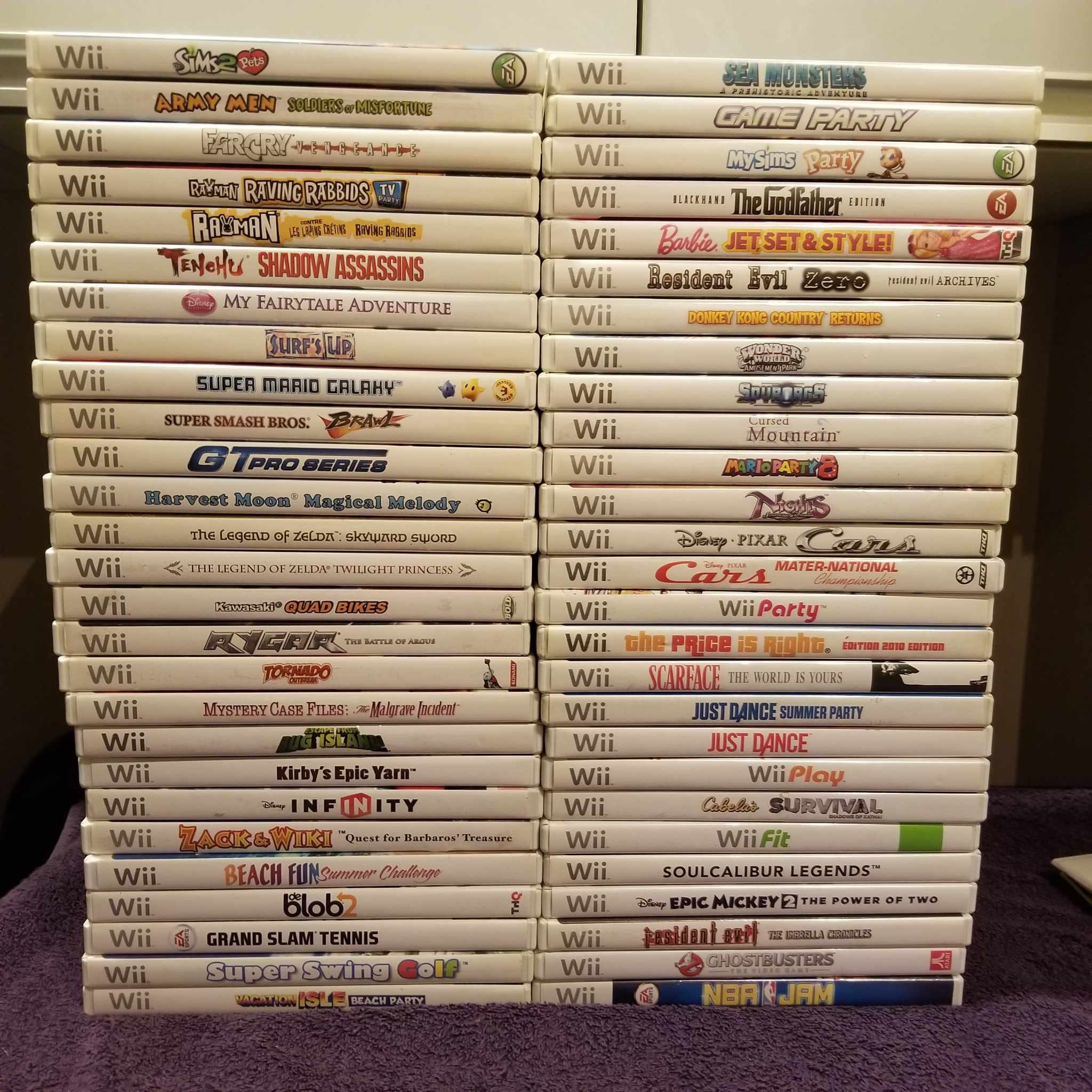 Nintendo Wii Games List