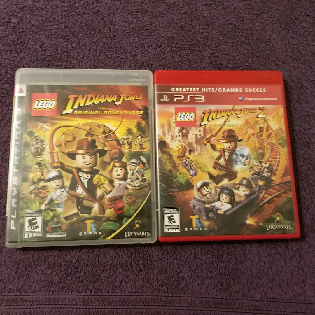 Lego Indiana Jones 1 and 2 Games on Playstation 3 PS3 - Etsy Canada
