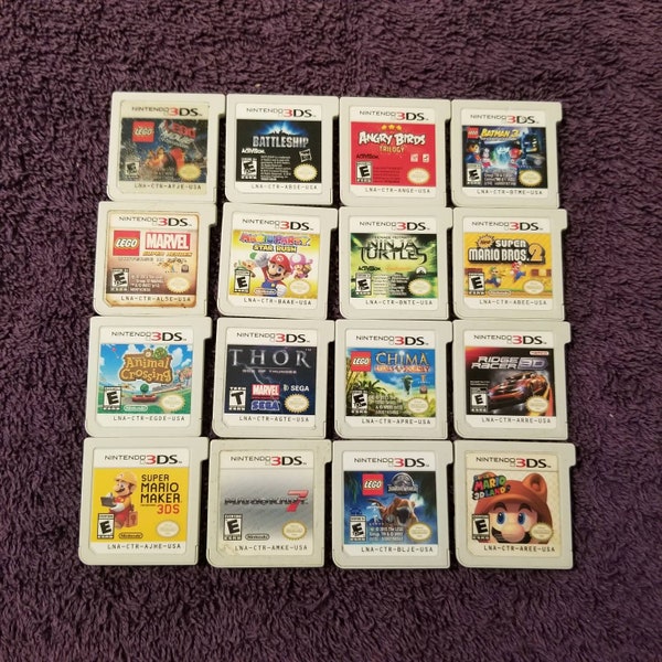 3ds Games - Etsy