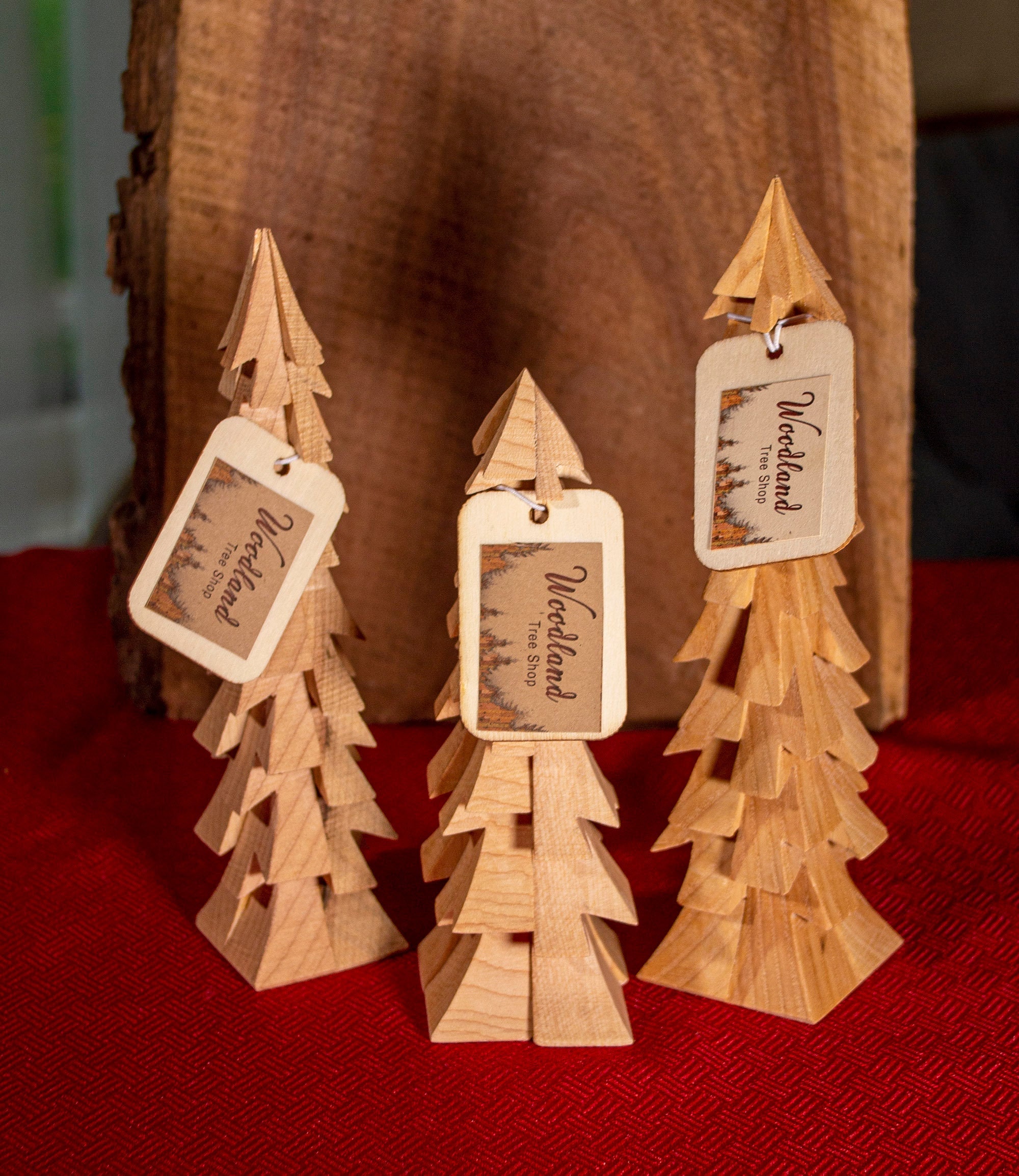 Handmade Maple Wooden Tree 6 Inch 8 Inch Sizes | Etsy