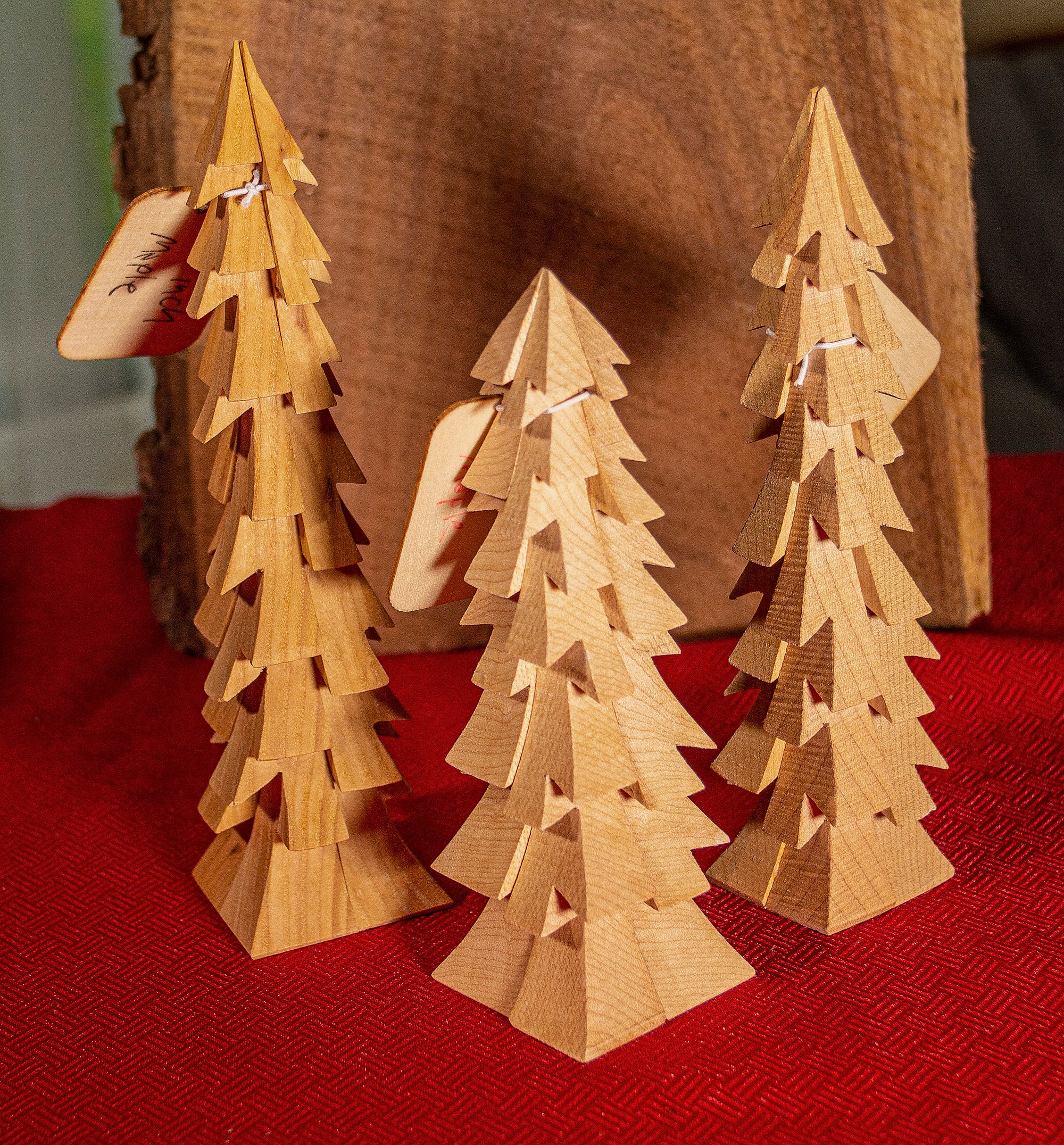 Handmade Maple Wooden Tree 6 Inch 8 Inch Sizes | Etsy