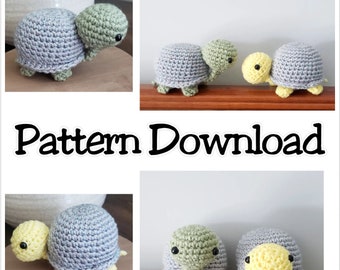 Waffle Sea Turtle Crochet Pattern - Etsy
