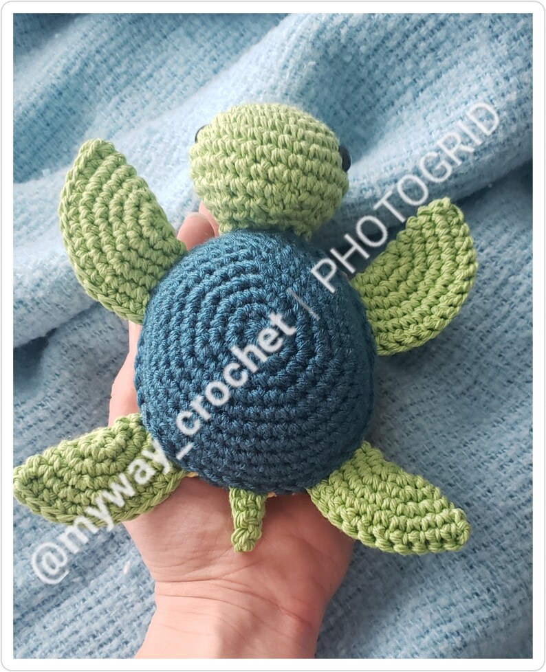 Crochet Pattern: No Sew Sea Turtle Amigurumi | Etsy