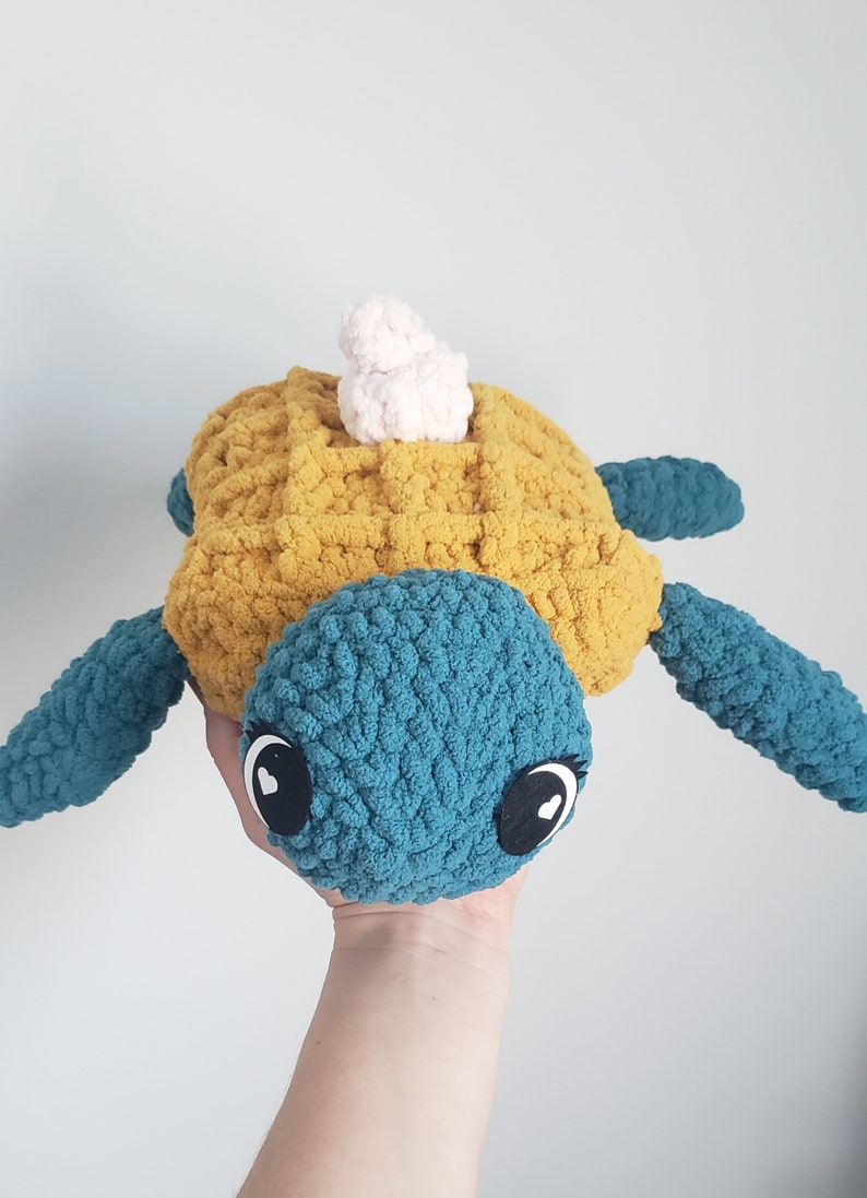 Waffle Sea Turtle Crochet Pattern - Etsy