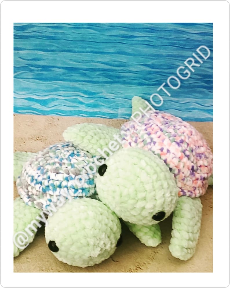 Crochet Pattern: No Sew Sea Turtle Amigurumi - Etsy