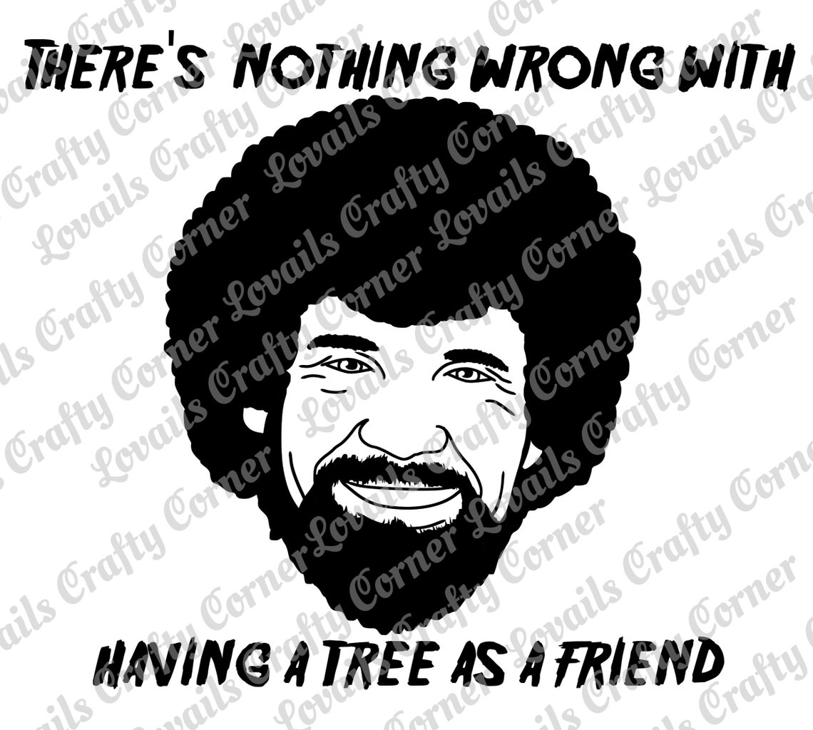 Bob Ross SVG/PNG/JPG Digital Download | Etsy