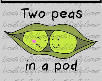 Peas in a Pod Svg | Etsy