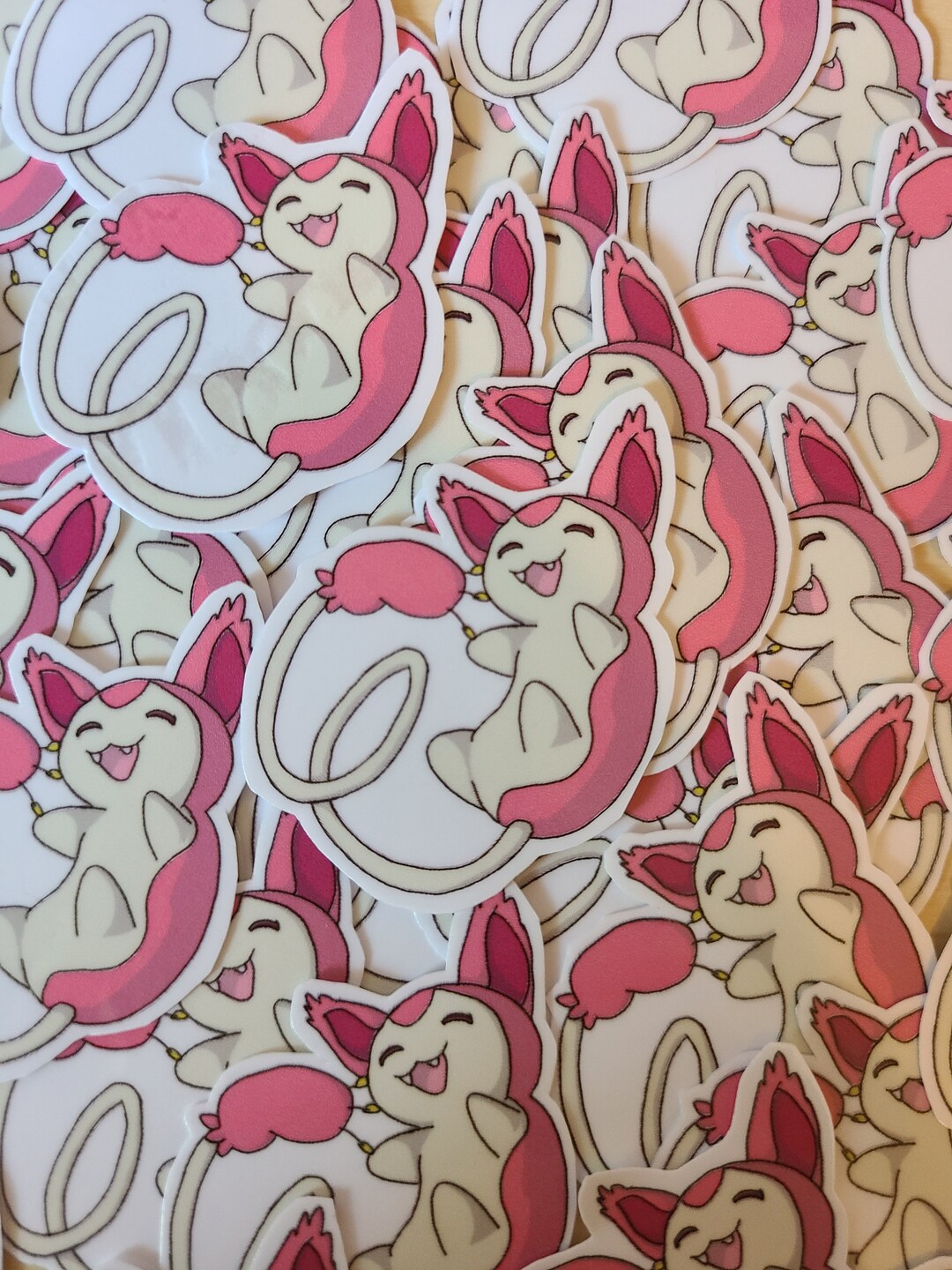 Skitty Pokecats Vinyl Sticker - Etsy