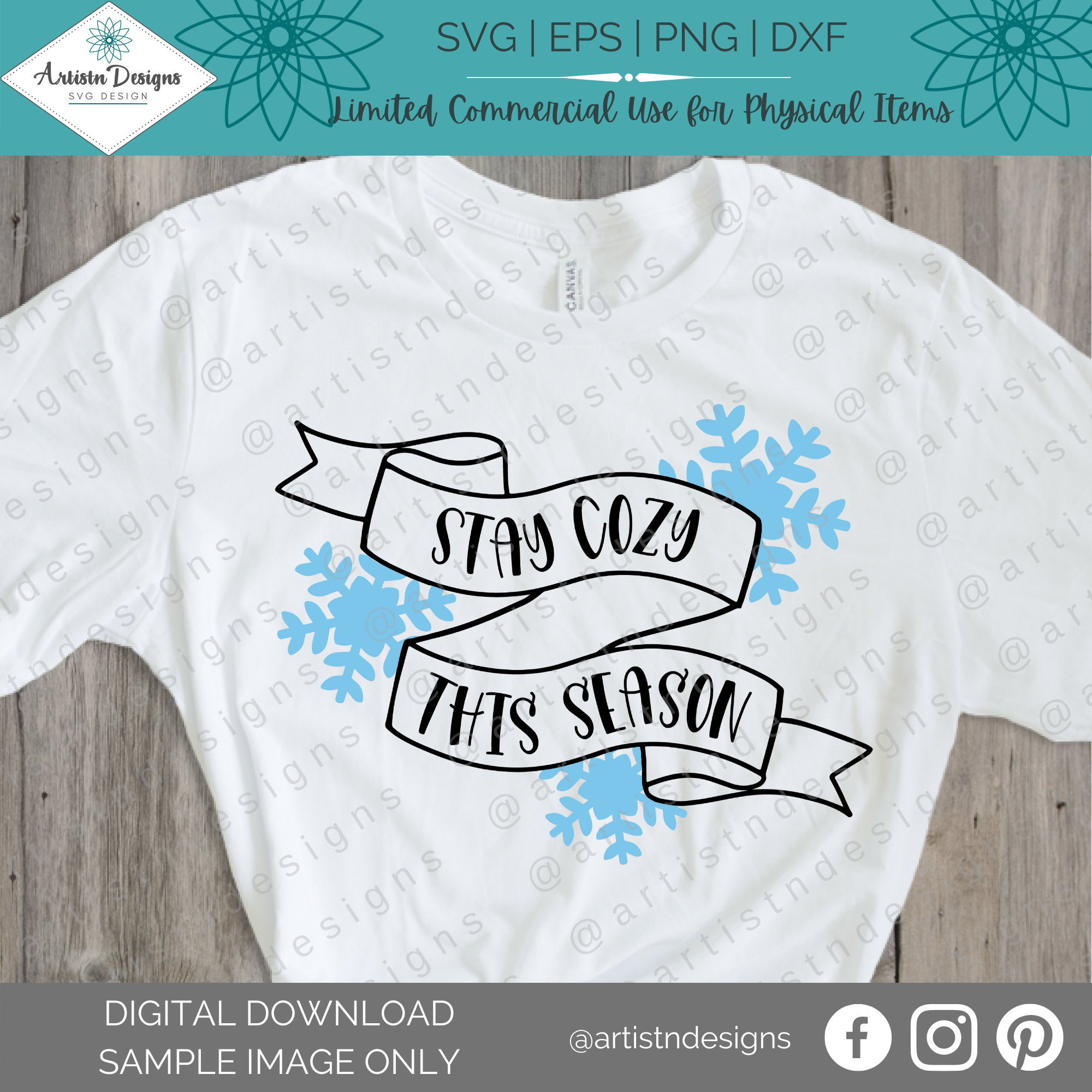 Stay Cozy SVG Stay Cozy This Season SVG Stay Cozy Winter SVG Stay Cozy ...