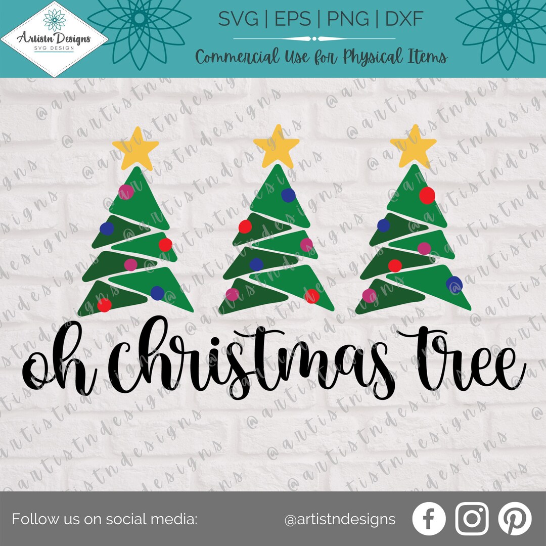 Oh Christmas Tree SVG - Oh Christmas Tree PNG - Oh Christmas Tree Sign ...