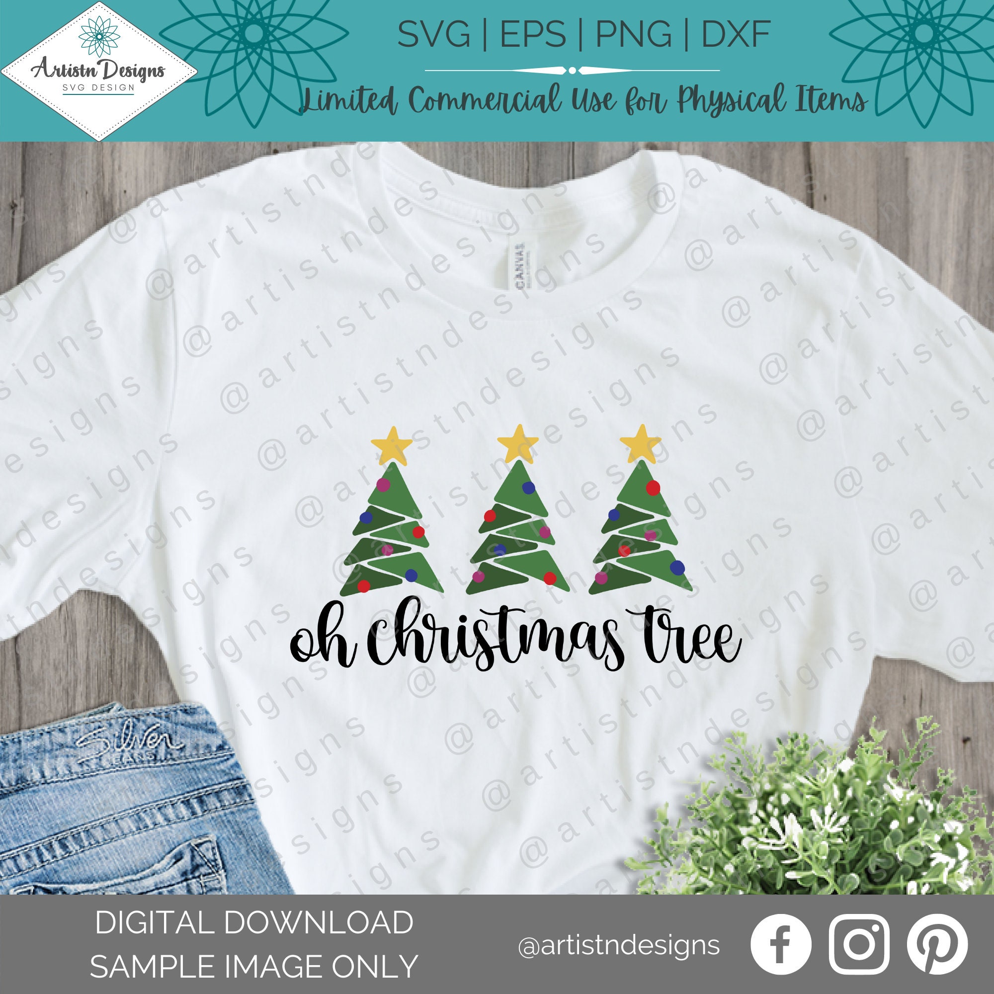 Oh Christmas Tree SVG Oh Christmas Tree PNG Oh Christmas | Etsy