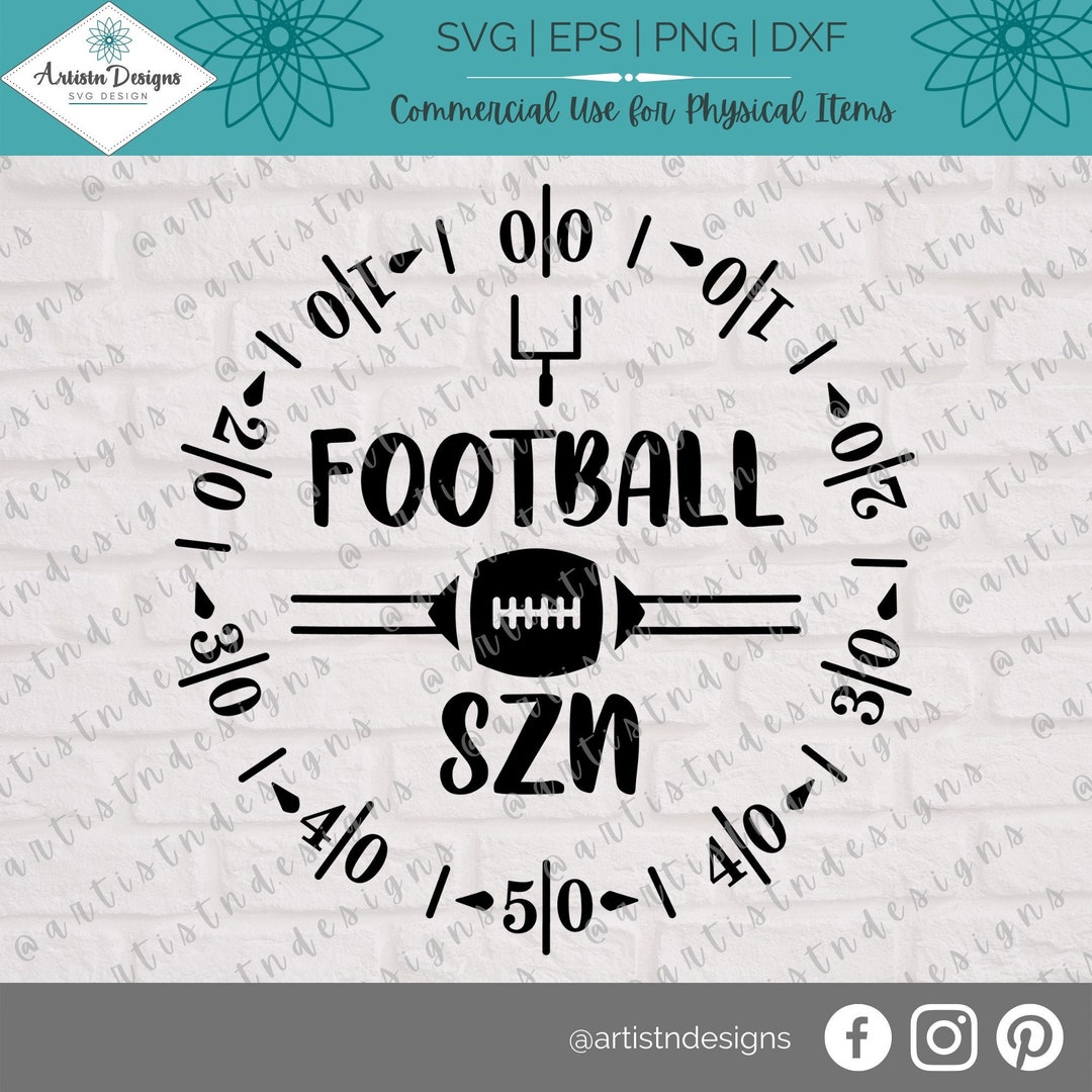Football SZN SVG - Football Shirt Design SVG - Football Season Svg ...