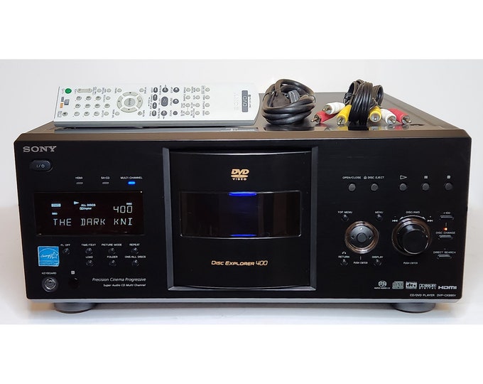 Sony DVP-CX995V Megastorage 400 DVD/CD Changer, Hdmi, Remote - Tested ...