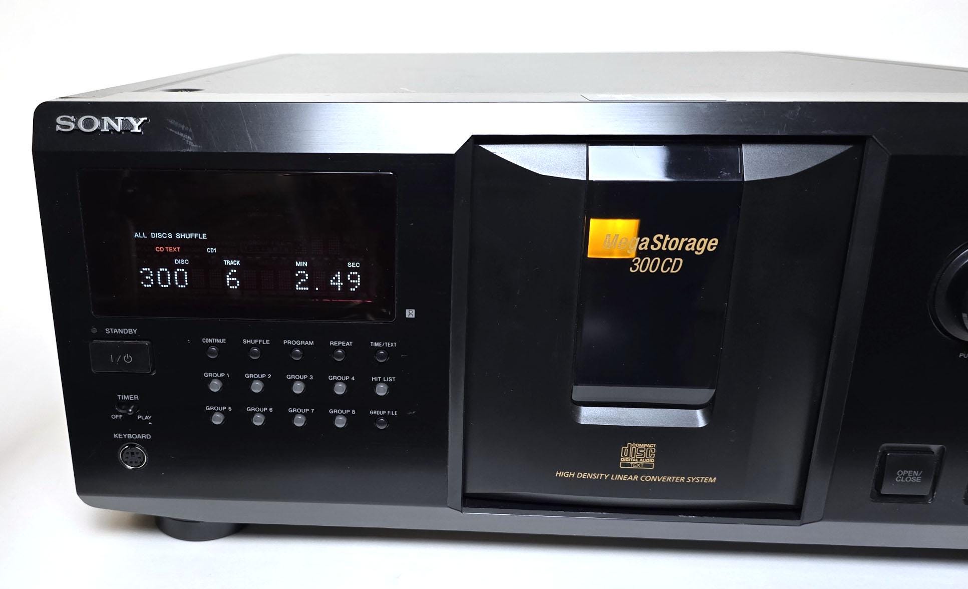 Sony CDP-CX355 Megastorage 300 CD Changer With Remote Control New Belts ...