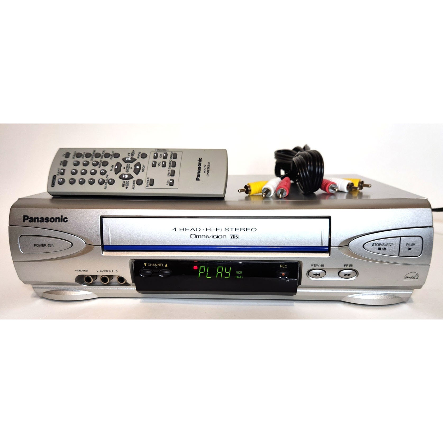 Panasonic PV-V4523S Omnivision VHS VCR 4-head Hi-fi Stereo, W/remote ...