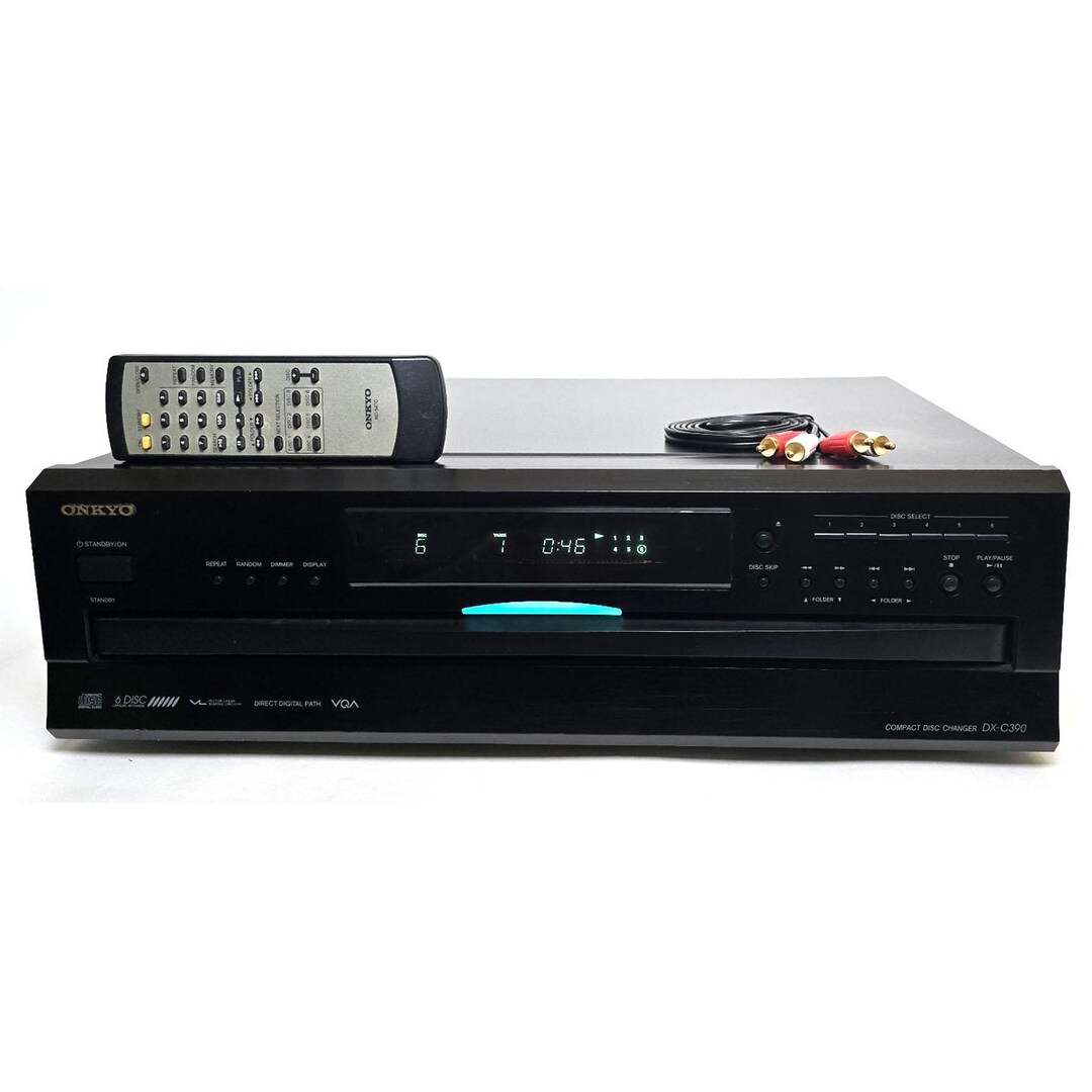 Onkyo DX-C390 6-disc Carousel CD Changer With Remote Control - Tested ...