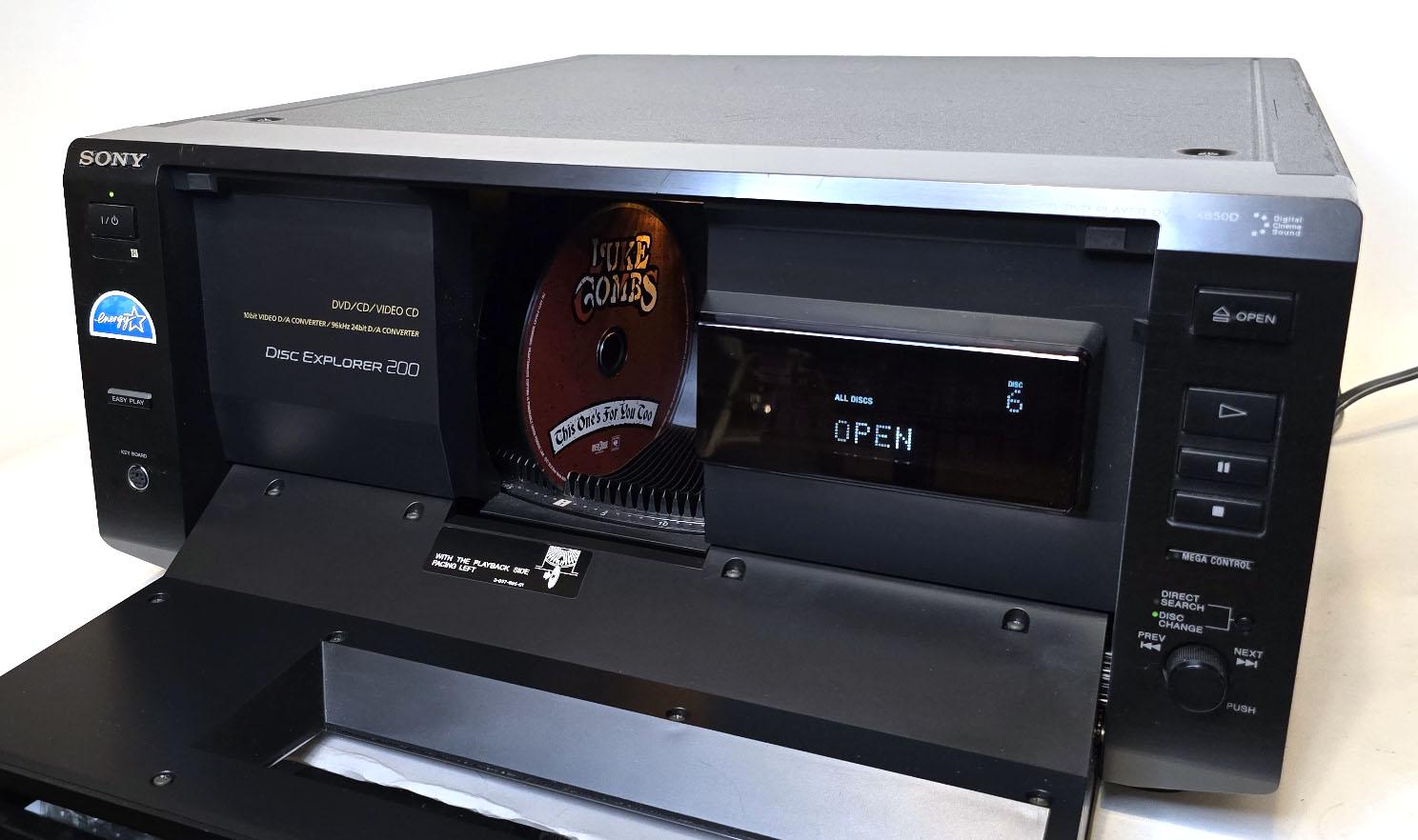 Sony DVP-CX850D 200-disc CD/DVD Changer With Remote Control, Cable ...