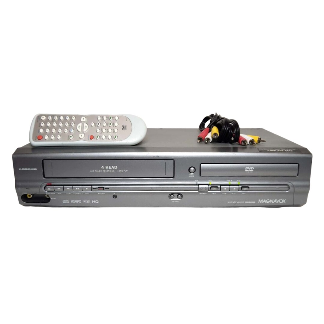 Magnavox VHS VCR/DVD Combo With Remote Control, Cable, Manual, MWD2205 ...