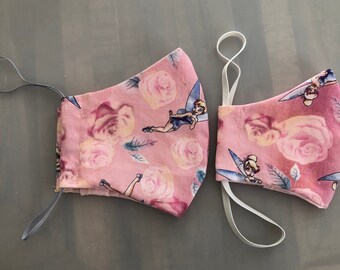 Tinkerbell Face Mask Adult - Etsy