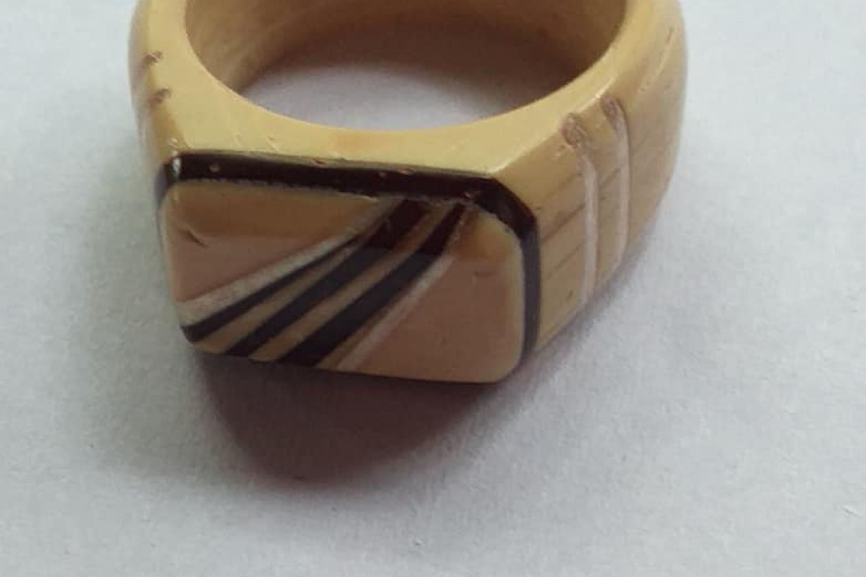 Coconut Shell Rings Handmade Natural Ring - Etsy