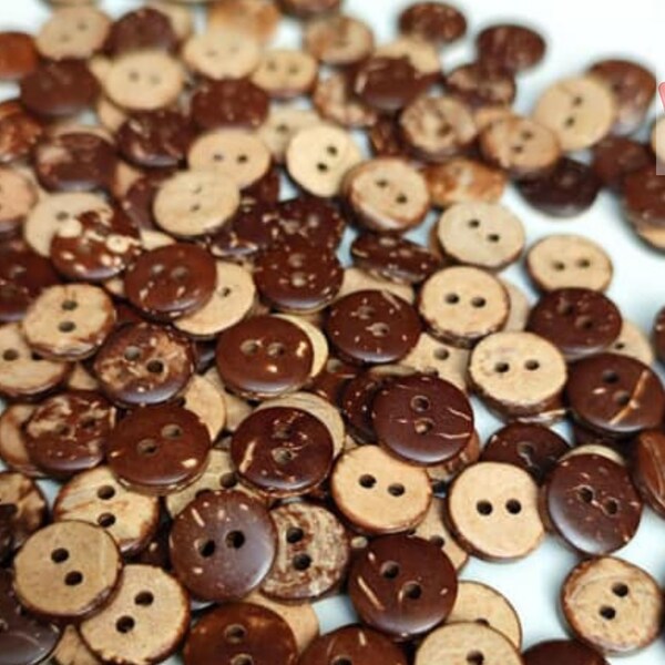 Coconut Shell Button - Etsy