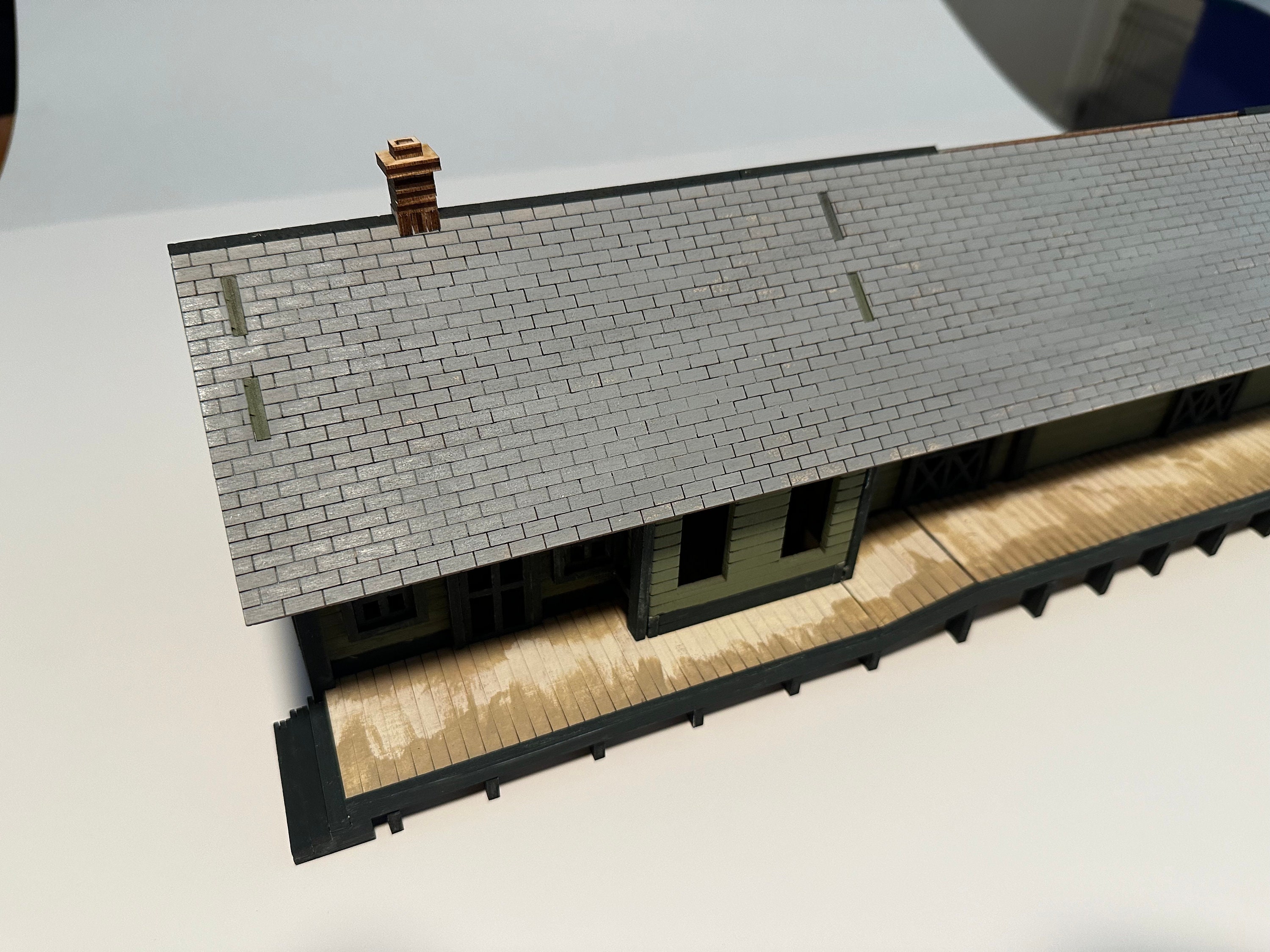 1:87 HO Scale Laser Cut Kit Train Station Craftsman Kit Building - Etsy