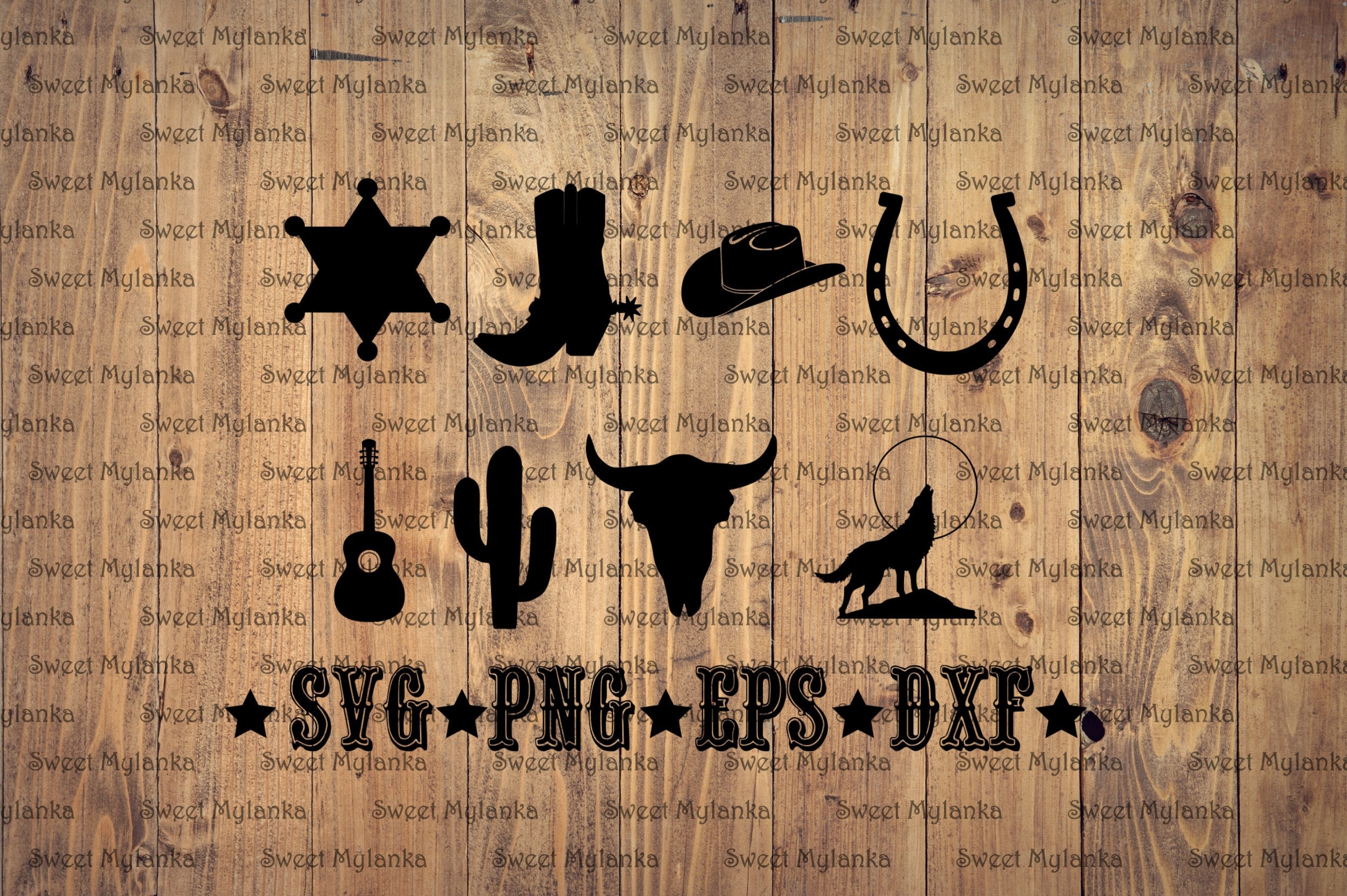 Western Bundle - SVG - PNG - Eps - Dxf - Etsy