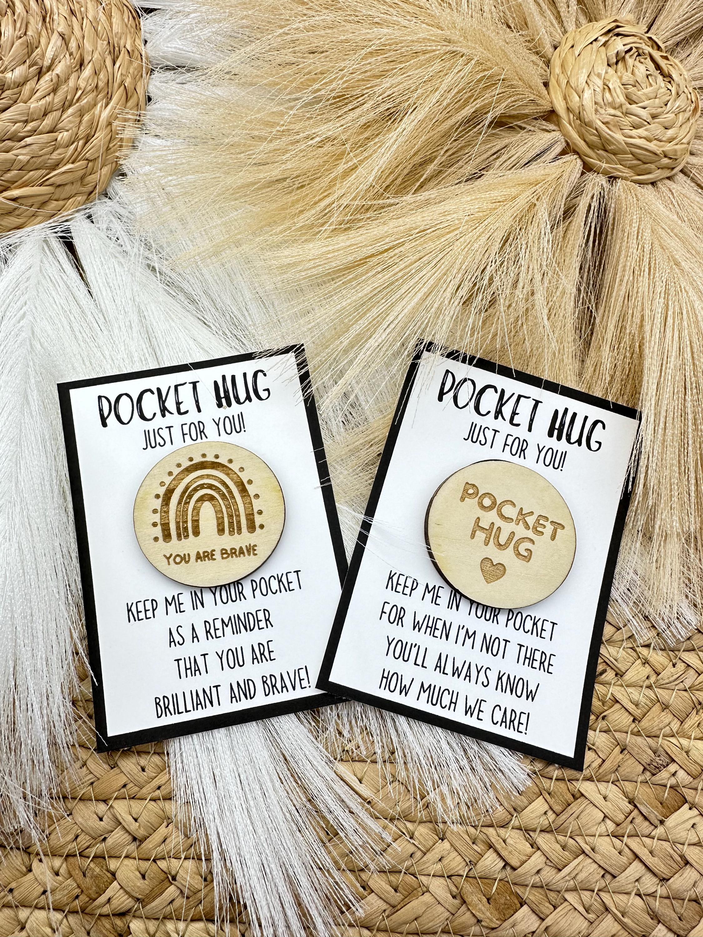 Wooden Pocket Hug | Back to School Gift for Kids | Good Luck Charm ...