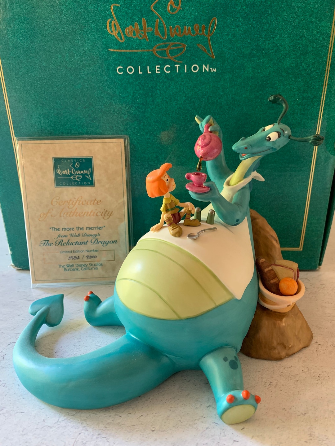 Walt Disney Classic Collection Limited Edition the Reluctant Dragon the ...