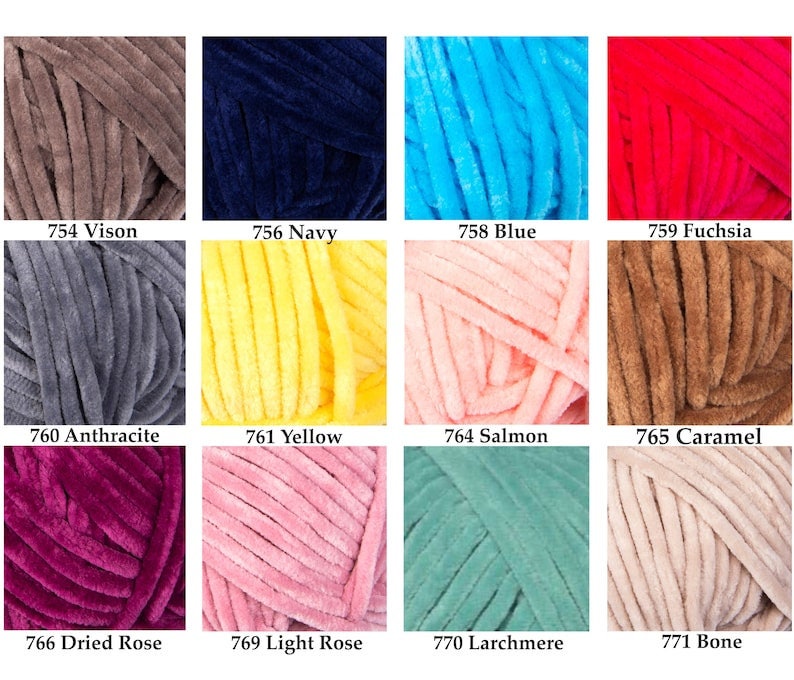 Yarnart Dolce Yarn, Very Soft Amigurumi Animal Crochet Knitting Yarns ...