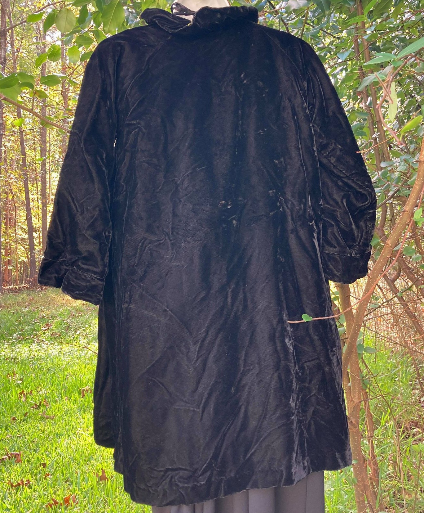Vintage Velvet Cape Jacket Black Gothic Noir Vamp Witch XXS - Etsy