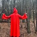 Red Tau Robe Magician Occult Robe Stage Costume Wizard Robe Red Cotton ...
