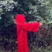 Red Tau Robe Magician Occult Robe Stage Costume Wizard Robe Red Cotton ...
