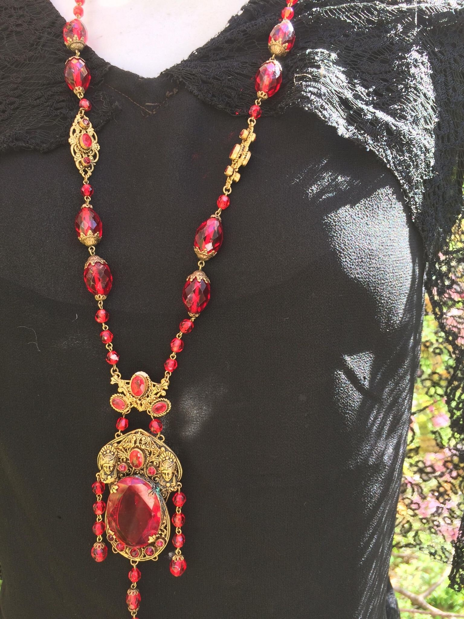 Black 20s Dress Flapper Drop Waist Rayon 1920s Vamp Gothic - Etsy