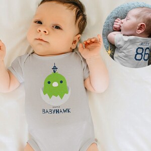 Personalized-customized-seahawk Babyhawk Football Baby Outfit - Etsy