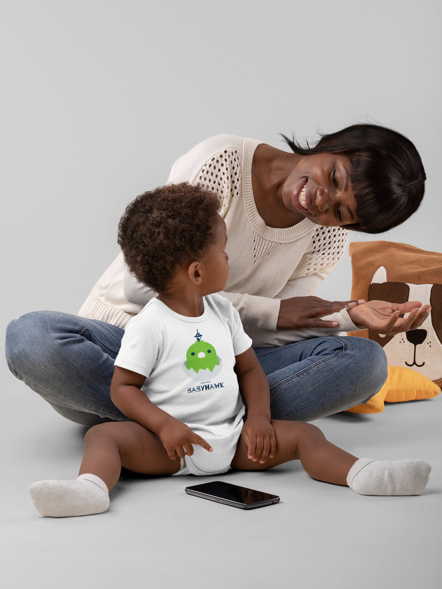 Personalized-customized-seahawk Babyhawk Football Baby Outfit - Etsy