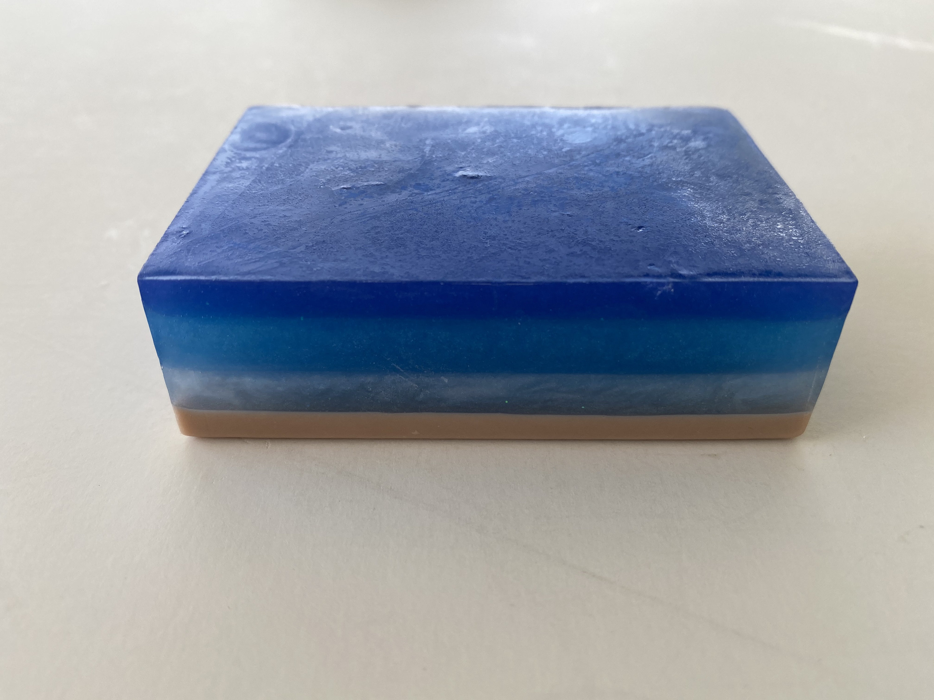 Beach Daze Shades of Blue Water and Sand Soap, Beach Soap, Tropical ...