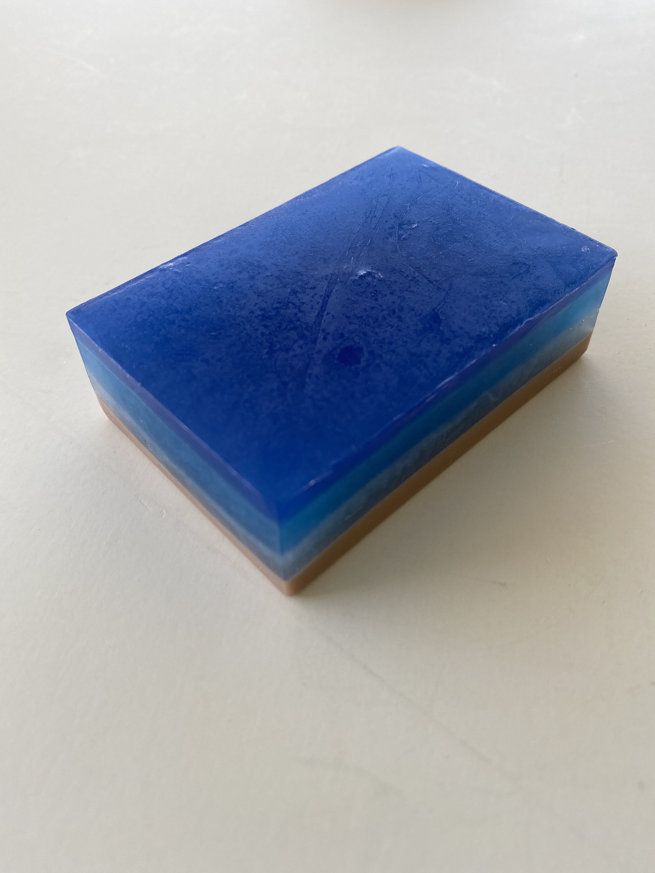 Beach Daze Shades of Blue Water and Sand Soap, Beach Soap, Tropical ...