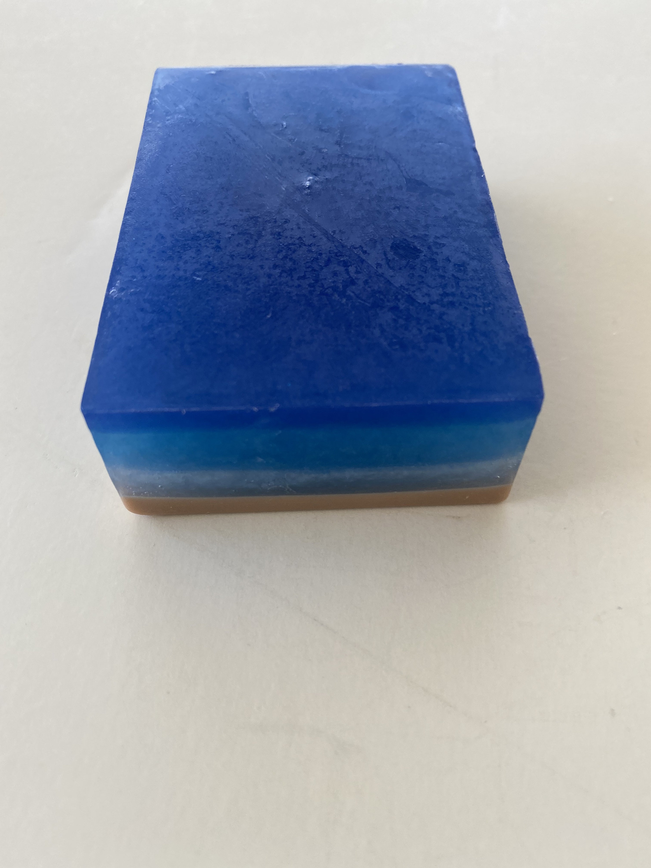 Beach Daze Shades of Blue Water and Sand Soap, Beach Soap, Tropical ...