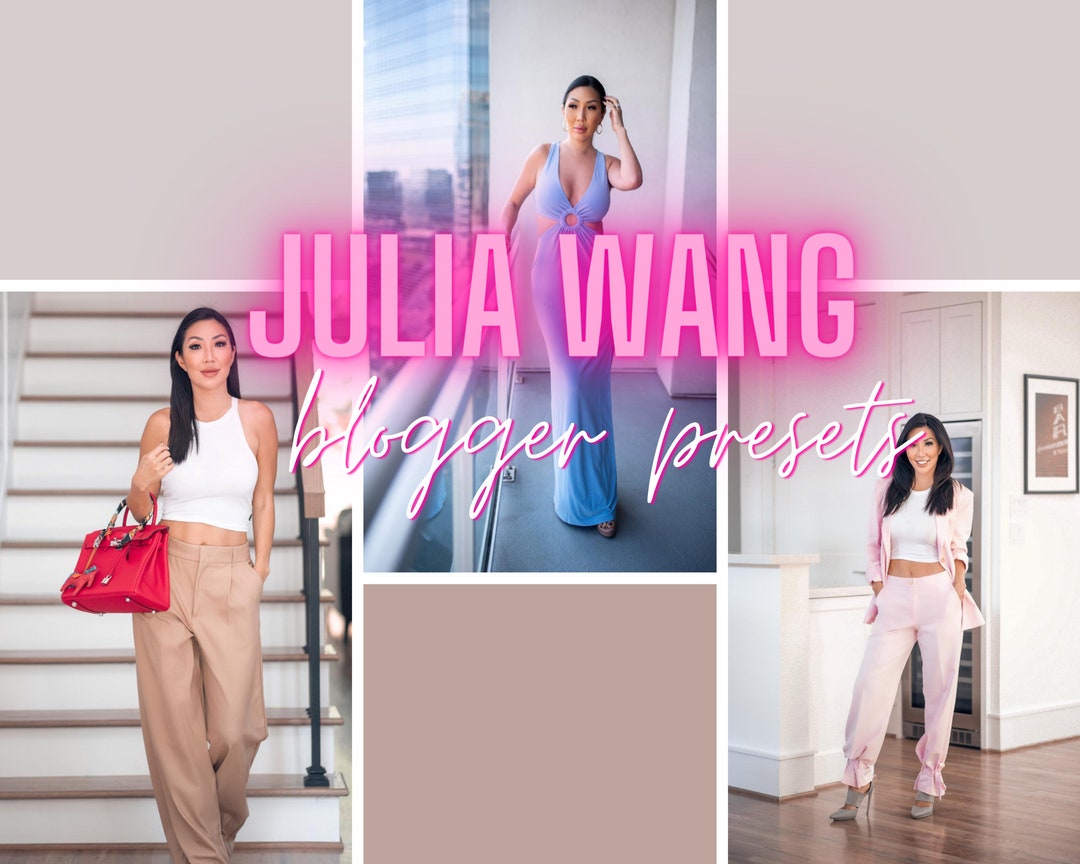 Julia Wang Blogger Preset plus Beauty Video Tutorial - Etsy