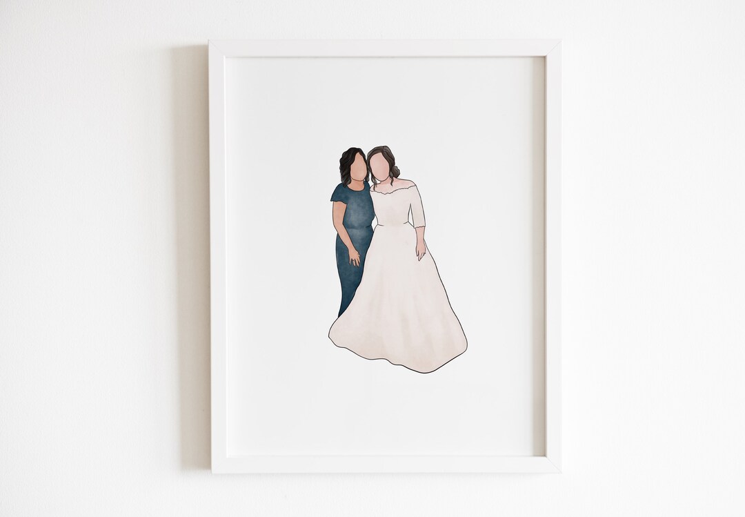 Custom Watercolor Digital Portrait - Etsy