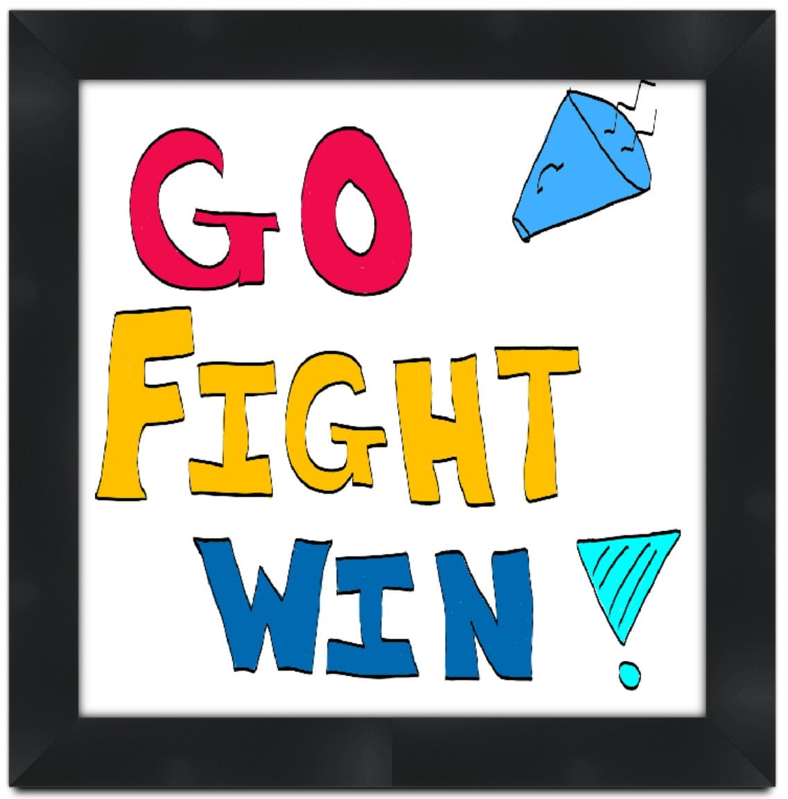 Digital Art: Go Fight Win Printable | Etsy