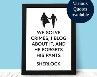Sherlock Bbc | Etsy