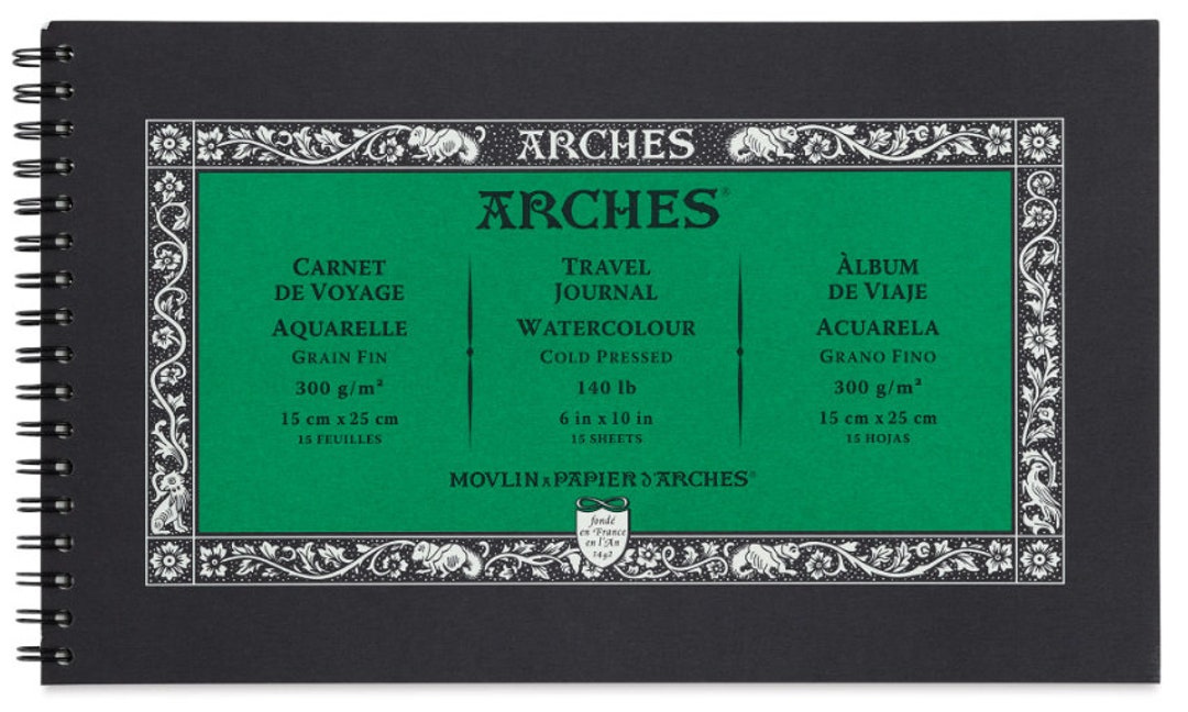 Arches Watercolor Paper Pad-cold Press, 140lbs, 12 Sheets - Etsy