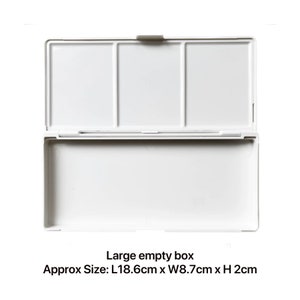 Watercolor Palette Plastic Paint Box - Etsy