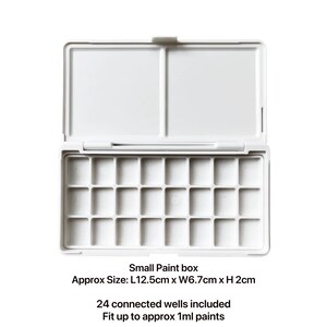 Watercolor Palette Plastic Paint Box - Etsy