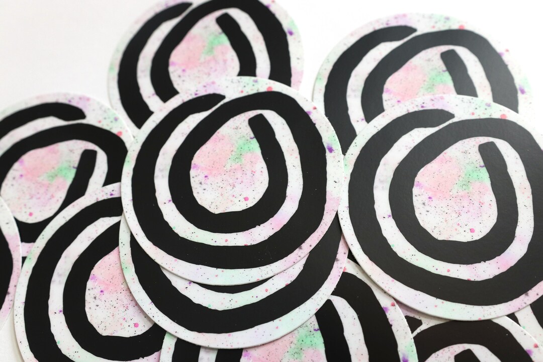 Monat Sticker, Watercolor Sticker, Monat Laptop Sticker, Laptop Decal ...