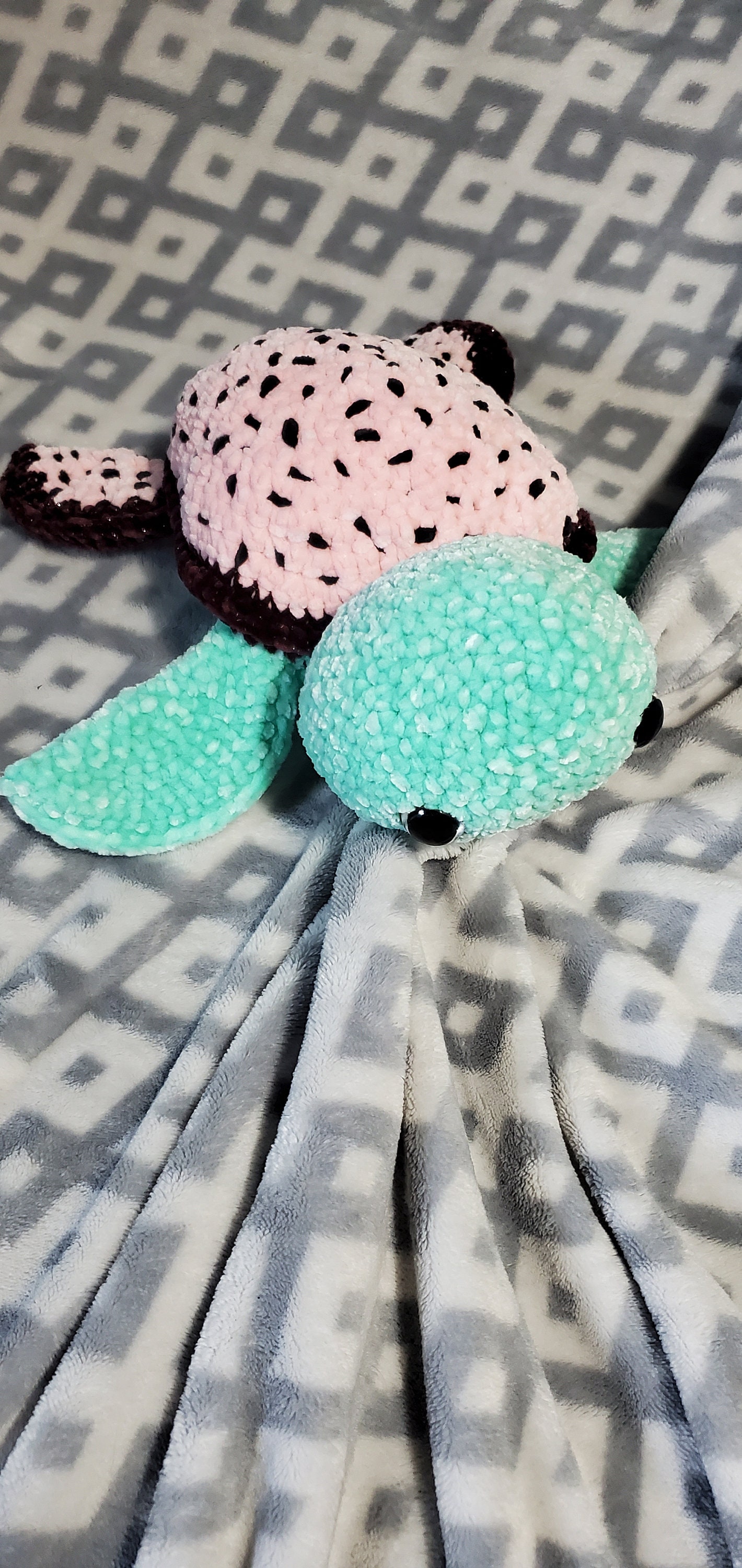 Dragon Fruit Turtle handmade Crochet Turtle - Etsy