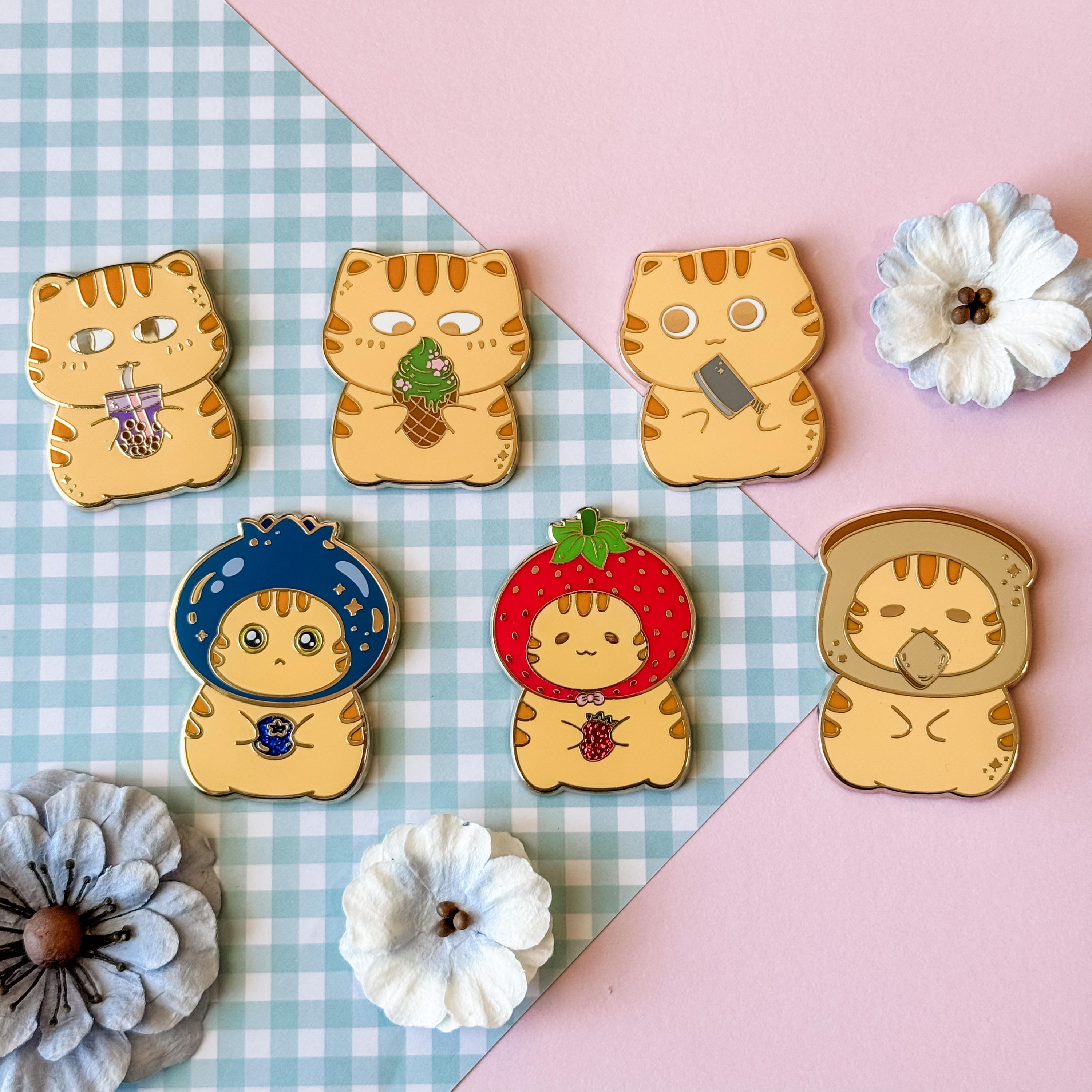 Taro the Cat Gacha Enamel Pin Blind Bags, Gacha Pins - Etsy