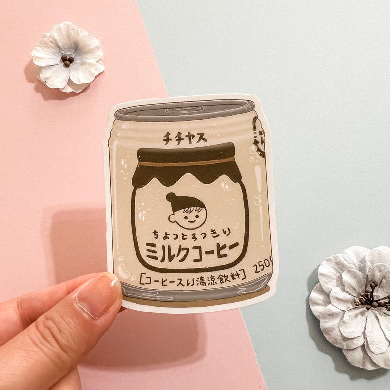 Cute Japanese Milk Stickers - Etsy